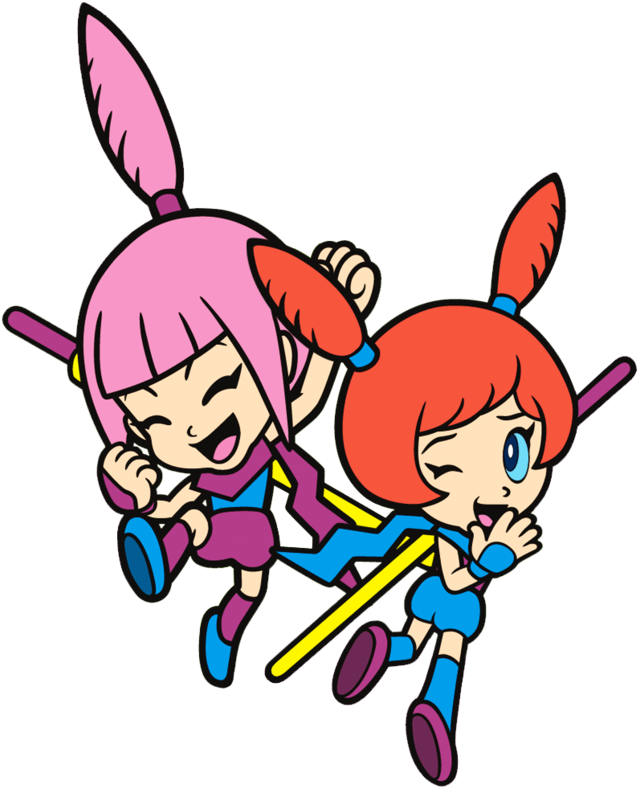 File Kat And Ana WarioWare Mega Party Games Png Super Mario Wiki The