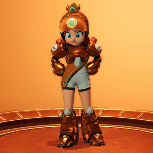 File:Daisy (Muscle Gear) - Mario Strikers Battle League.png - Super ...