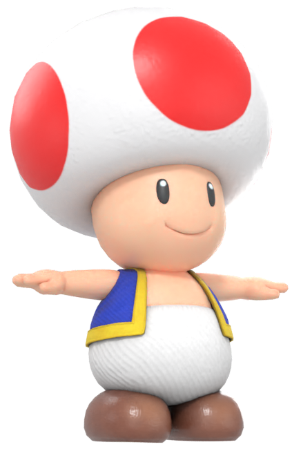 File:LM3 Toad Model.png - Super Mario Wiki, the Mario encyclopedia