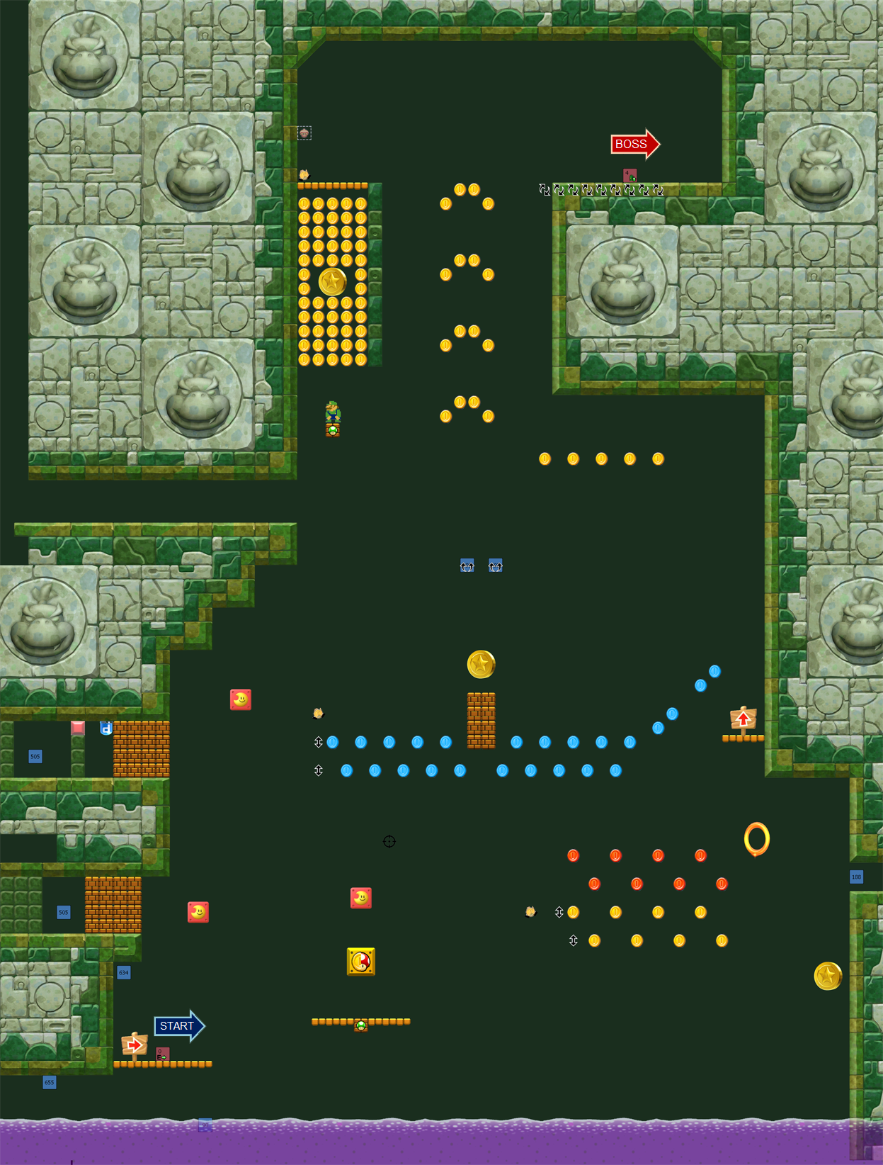 File:NSLU Stone-Snake Tower Map.png - Super Mario Wiki, the Mario ...