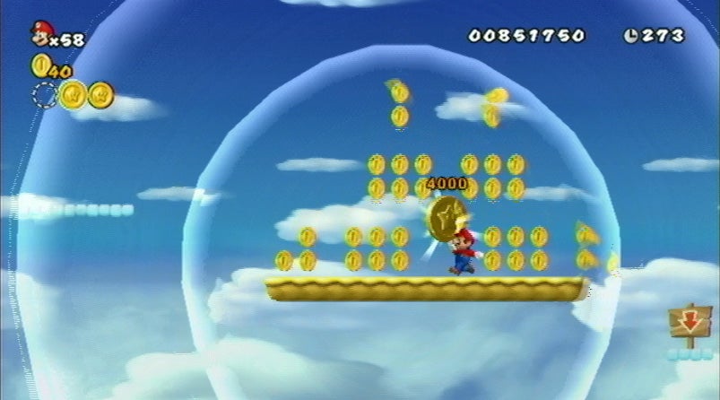 File:NSMBW W2-2 2nd Star Coin.jpg - Super Mario Wiki, the Mario ...