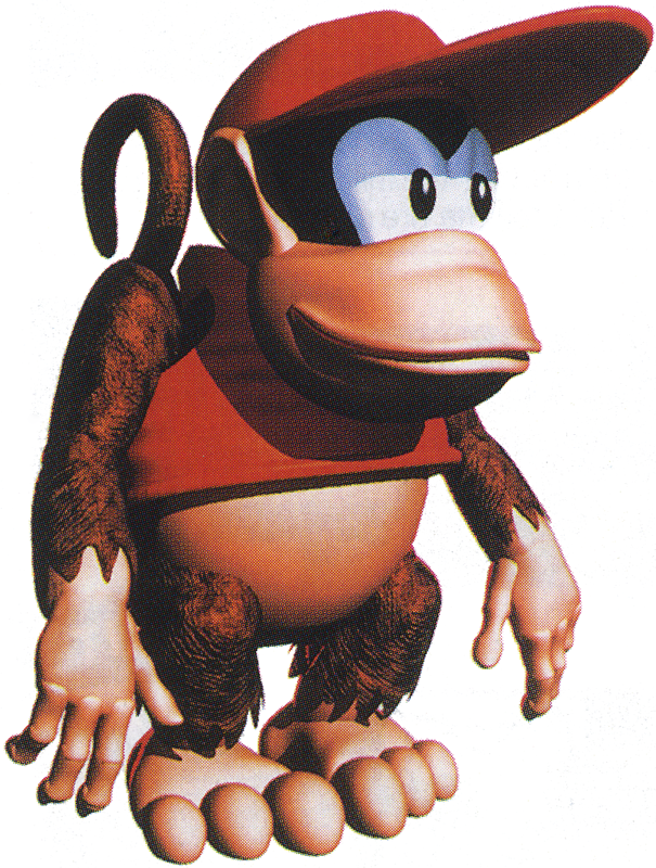 File:Diddy side DKC art.png - Super Mario Wiki, the Mario encyclopedia