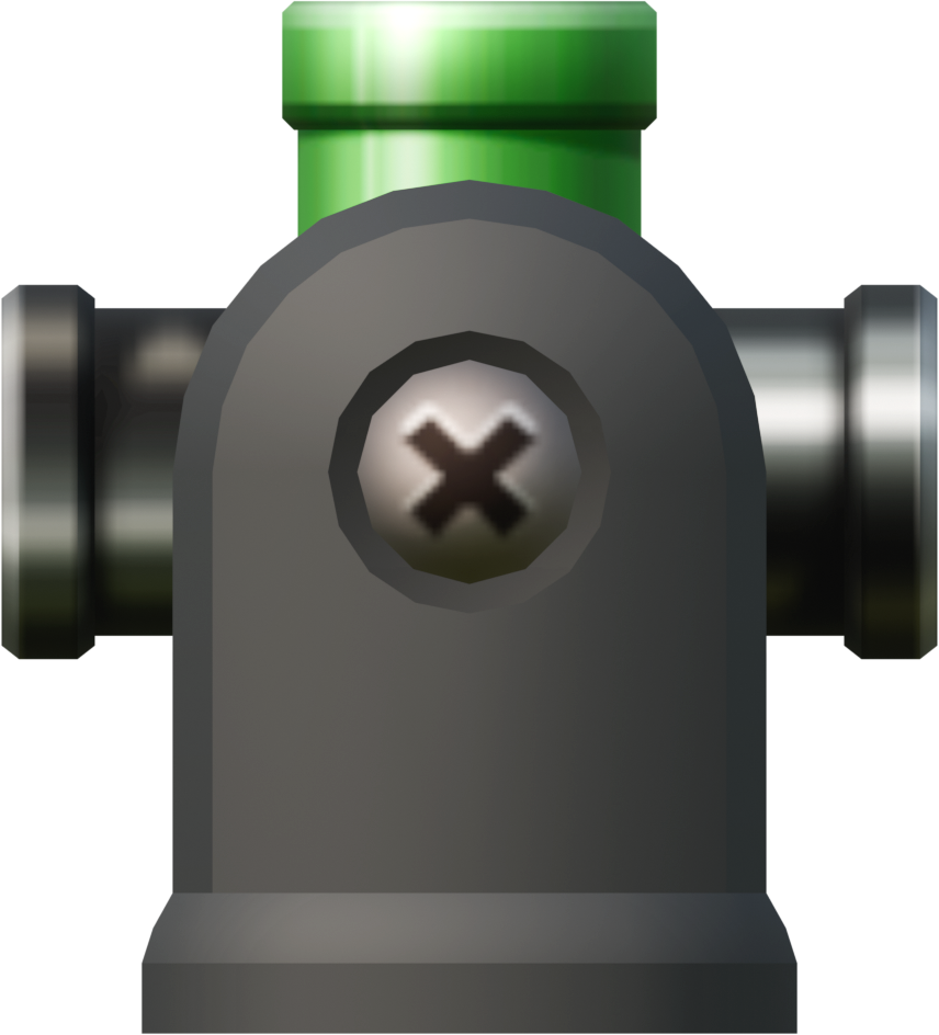 File:NSMBW Asset Model Pipe (Quartet-cannon).png - Super Mario Wiki ...