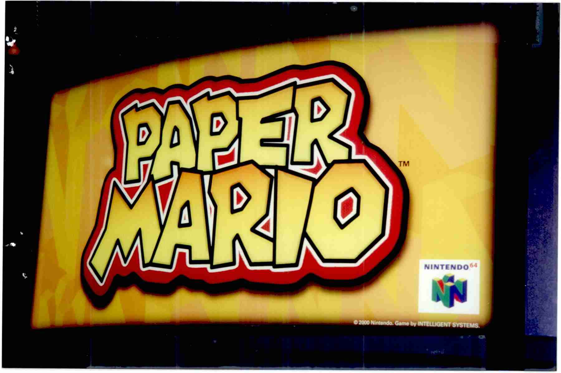 File:Logo (early) EN - Paper Mario.jpg - Super Mario Wiki, the Mario ...