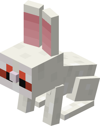 File:Minecraft Mario Mash-Up Black And White Rabbit Baby Render.png ...