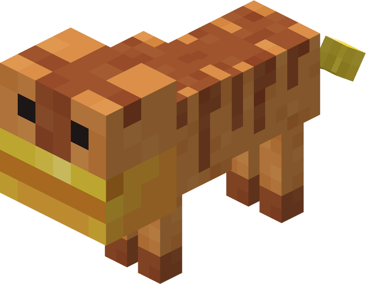 File:Minecraft Mario Mash-Up Wolf Stripped Baby Render.png - Super ...