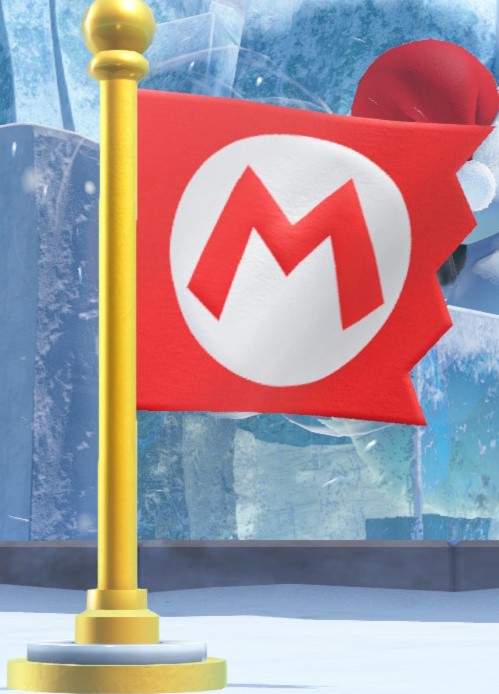 File:SMO Snow Kingdom Checkpoint Flag.jpg - Super Mario Wiki, the Mario ...