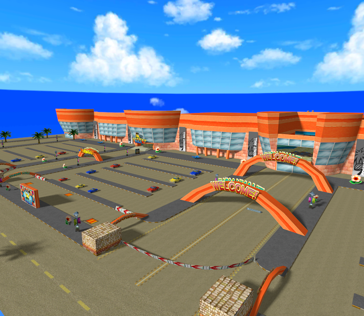 File:MK7 Coconut Mall's model.png - Super Mario Wiki, the Mario ...