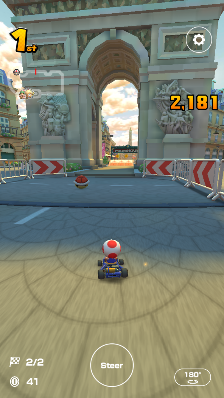 File:MKT Paris Promenade 1R Arc de Triomphe.png - Super Mario Wiki, the ...