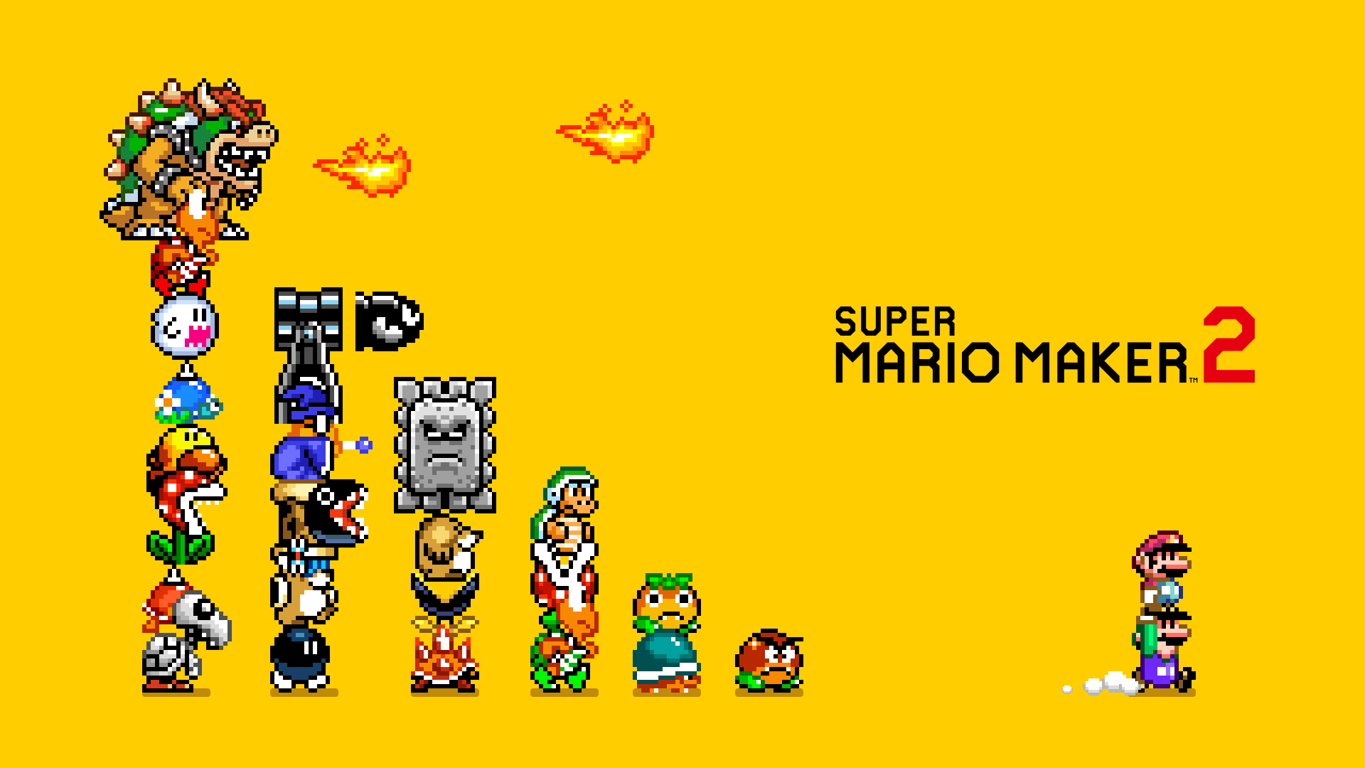 File:SMM2 My Nintendo wallpaper A desktop.jpg - Super Mario Wiki, the ...