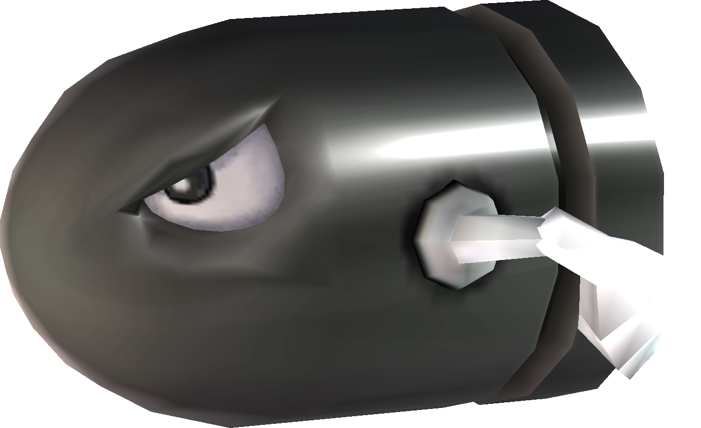 File Smg Asset Model Bullet Bill Png Super Mario Wiki The Mario