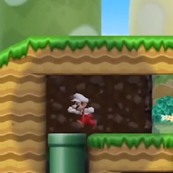 File:NSMBW Screenshot False Wall.png - Super Mario Wiki, the Mario ...