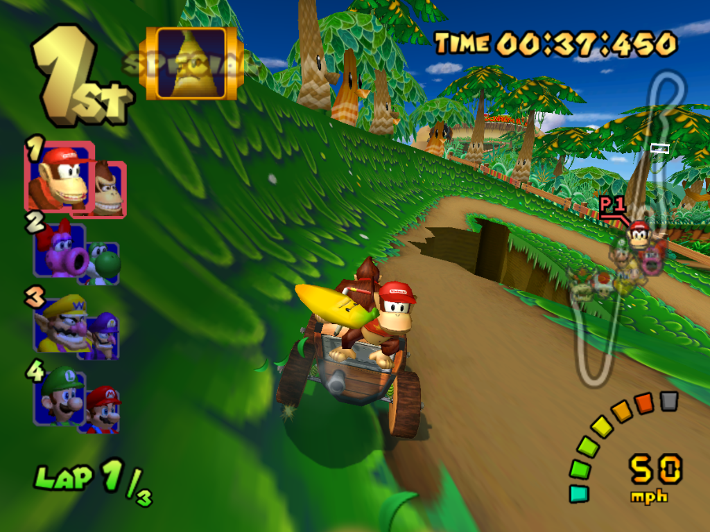 File:DKMountain6-GP-MKDD.png - Super Mario Wiki, the Mario encyclopedia