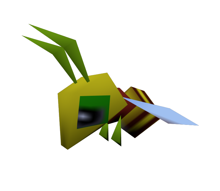 File:MP6 Asset Model Bee.png - Super Mario Wiki, the Mario encyclopedia