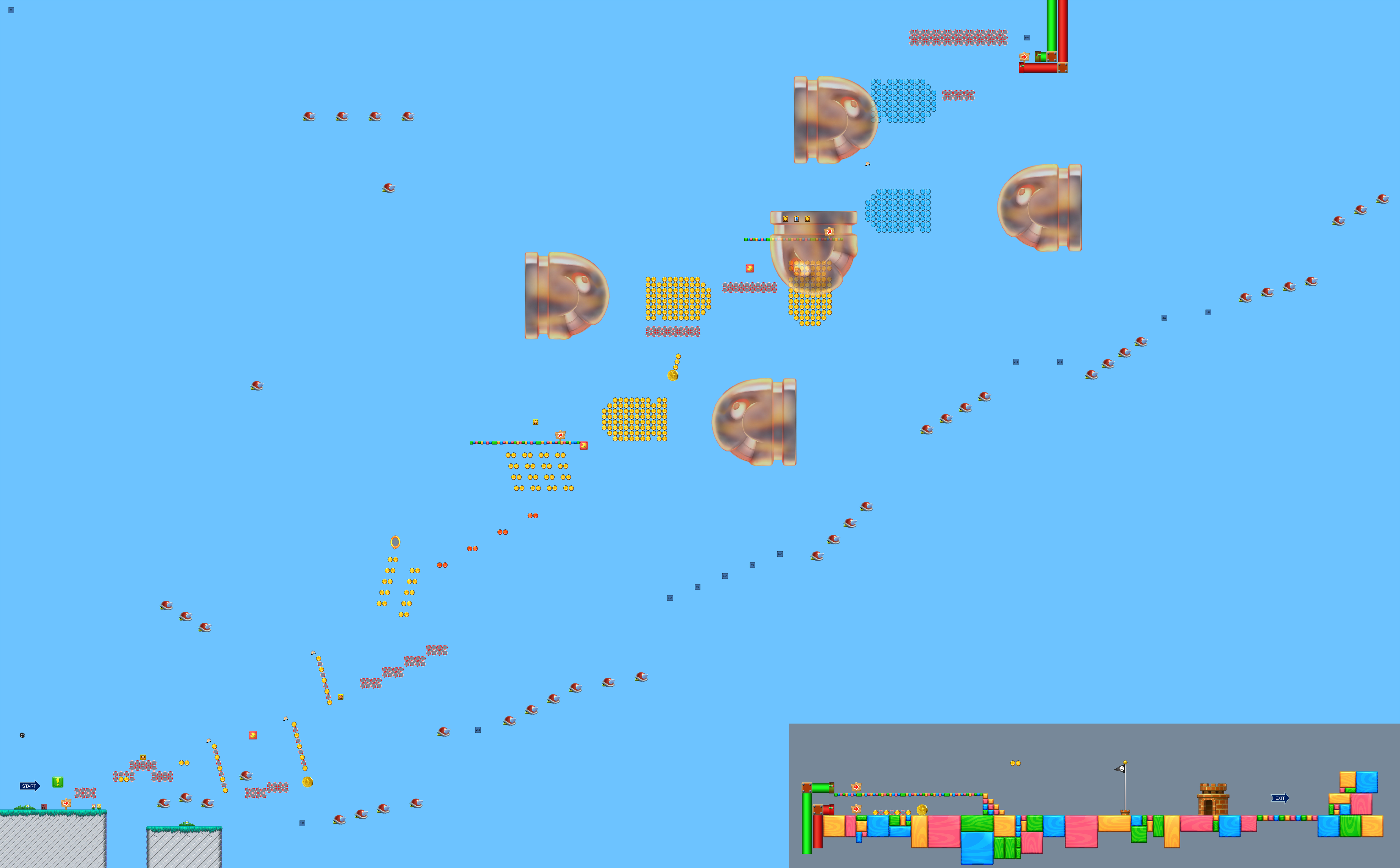 File:NSMBU Flight of the Para-Beetles Map.png - Super Mario Wiki, the ...