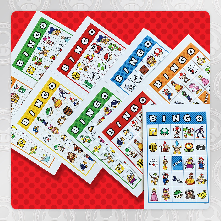 File:My Nintendo Mario bingo cards.jpg - Super Mario Wiki, the Mario ...
