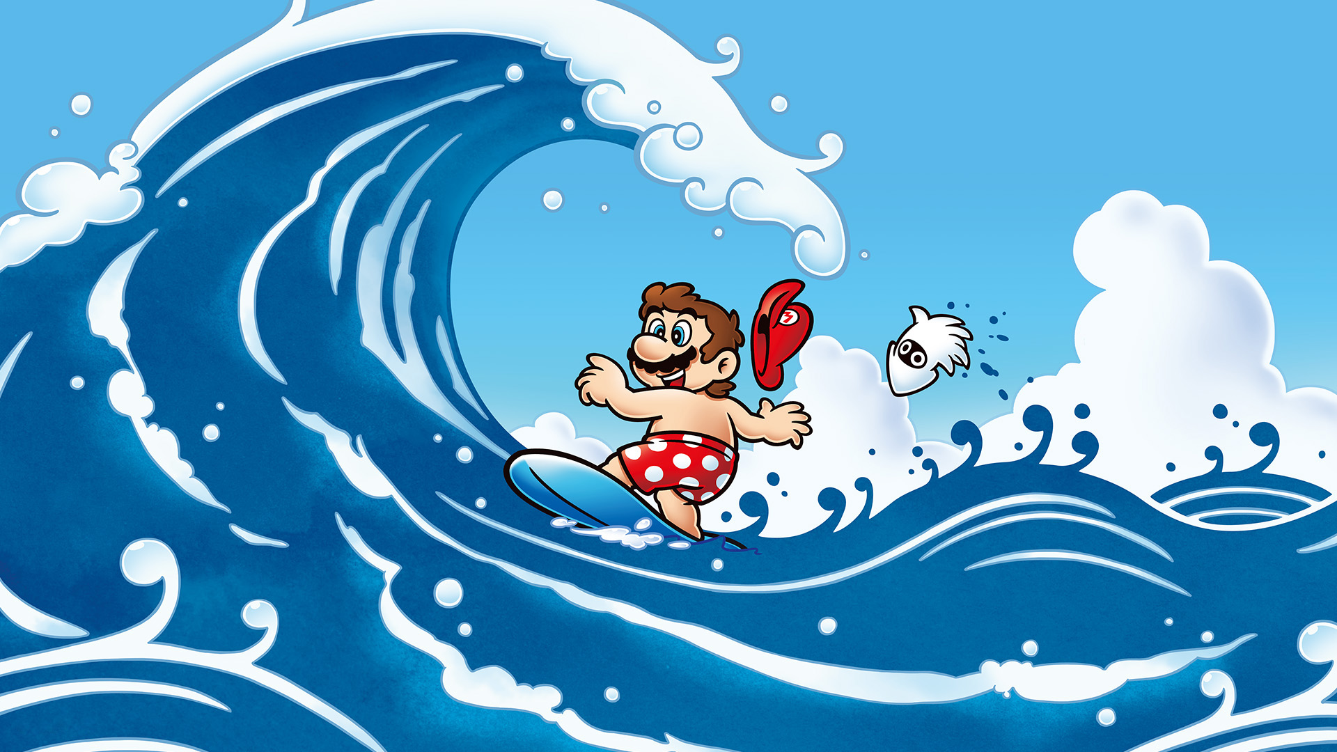 File:Mario Surfing.jpg - Super Mario Wiki, the Mario encyclopedia