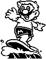 File:Mario Surfing (stamp) - MaSatROG.png - Super Mario Wiki, the Mario ...
