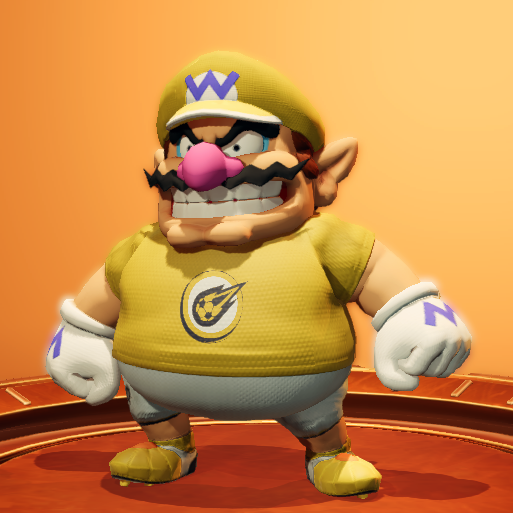 File:Wario (No Gear) - Mario Strikers Battle League.png - Super Mario ...