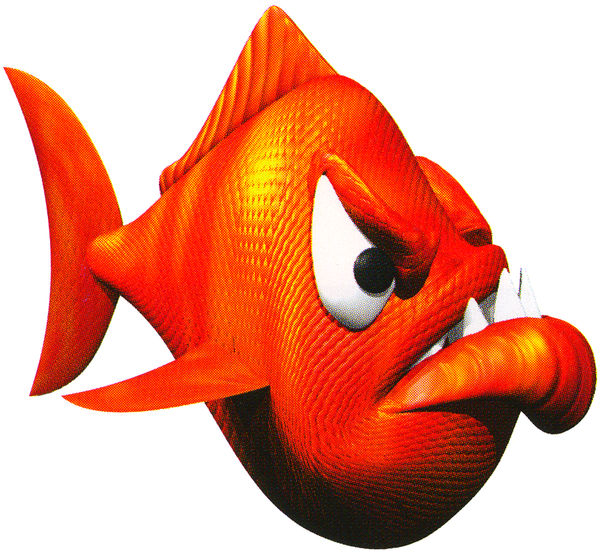 File:Lockjaw DKC2 art.png - Super Mario Wiki, the Mario encyclopedia