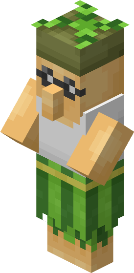 File:Minecraft Mario Mash-Up Jungle Farmer Villager Render.png - Super ...