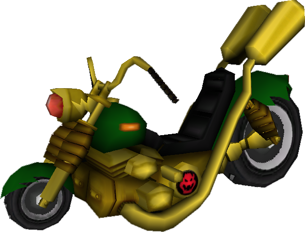 File:Wario Bike (Bowser) Model.png - Super Mario Wiki, the Mario encyclopedia