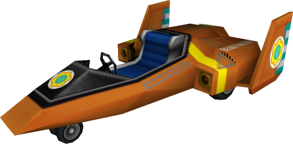 File:Blue Falcon (Baby Daisy) Model.png - Super Mario Wiki, the Mario ...