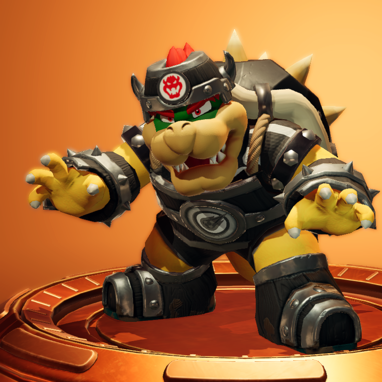File:Bowser (Barrel Gear) - Mario Strikers Battle League.png - Super ...