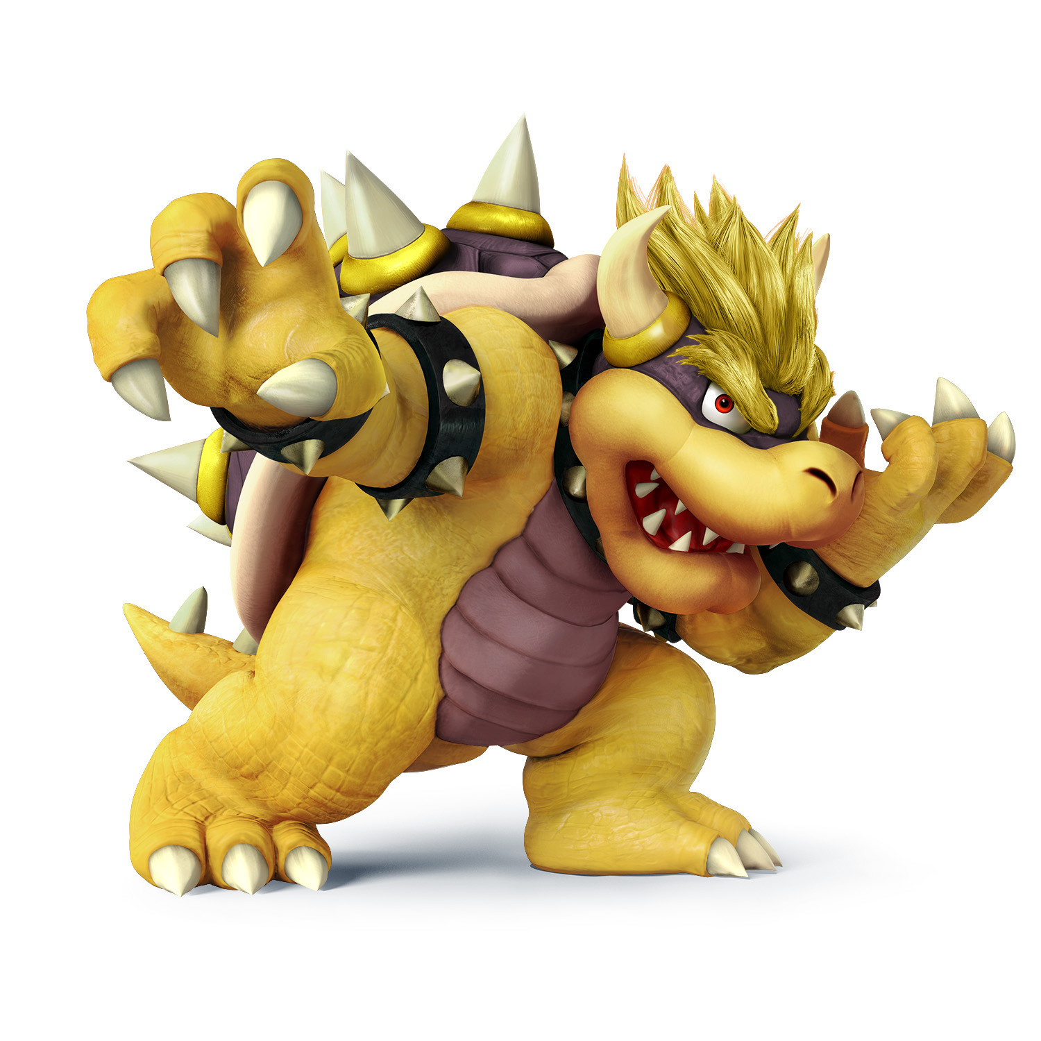 File:Bowser SSB4 Artwork - Yellow.jpg - Super Mario Wiki, the Mario ...