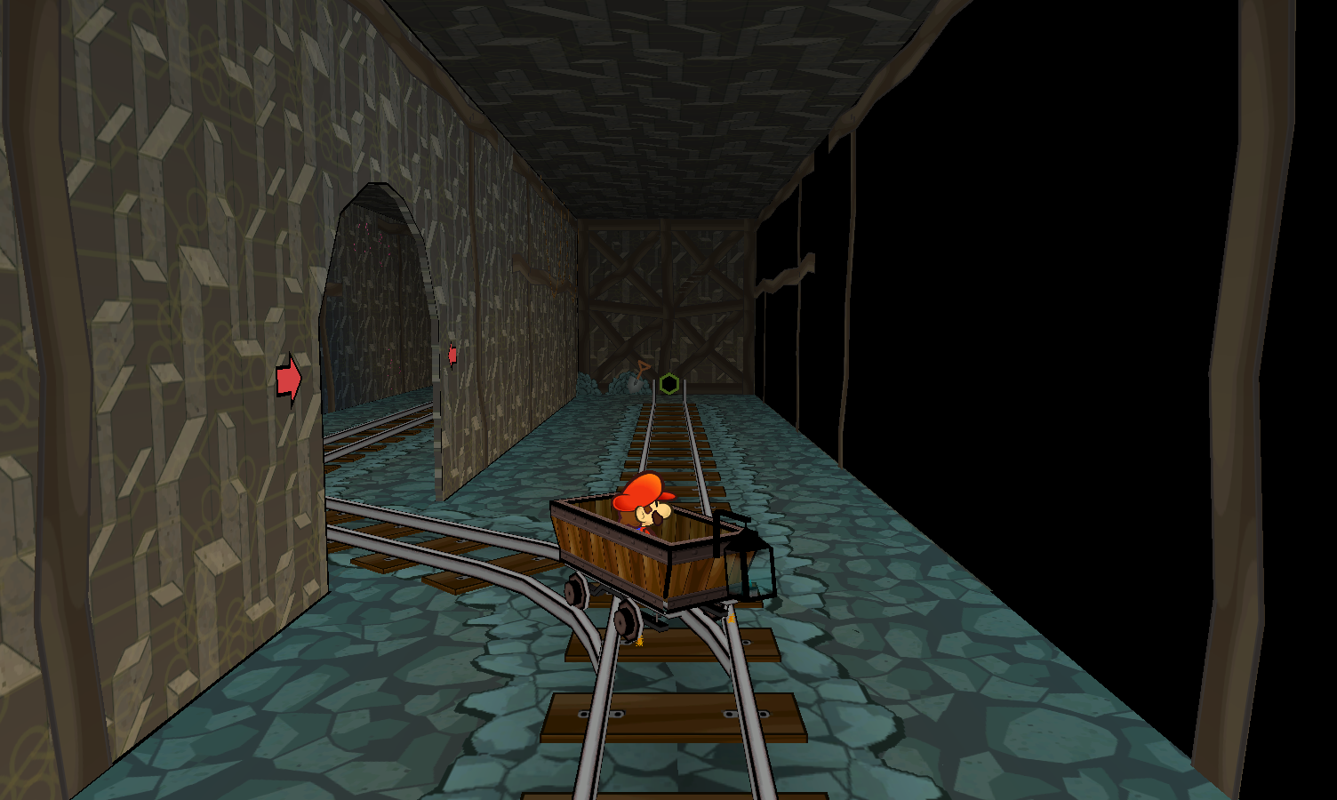 File:SPM Floro Caverns Mine Cart Ride.png - Super Mario Wiki, the Mario ...