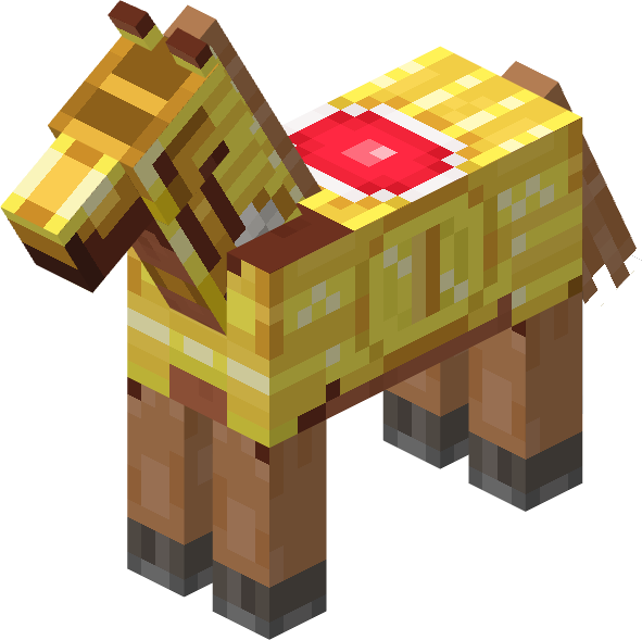 File:Minecraft Mario Mash-Up Horse Chestnut Gold Render.png - Super ...