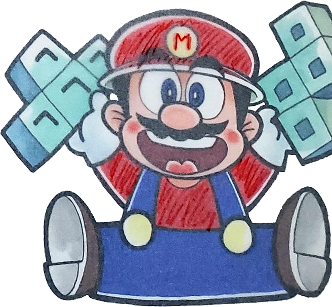 File:Mario with Tetriminos 2 KC Mario.png - Super Mario Wiki, the Mario ...