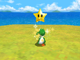 File:Yoshi obtaining first Power Star SM64DS.png - Super Mario Wiki ...