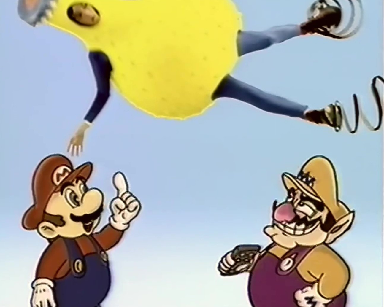 File:Mario and Wario Orangina commercial.jpg - Super Mario Wiki, the ...