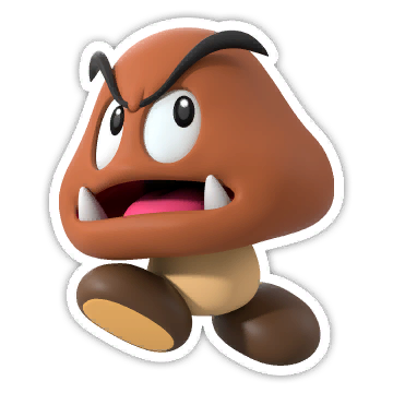 File:Goomba Jamboree Sticker.png - Super Mario Wiki, the Mario encyclopedia