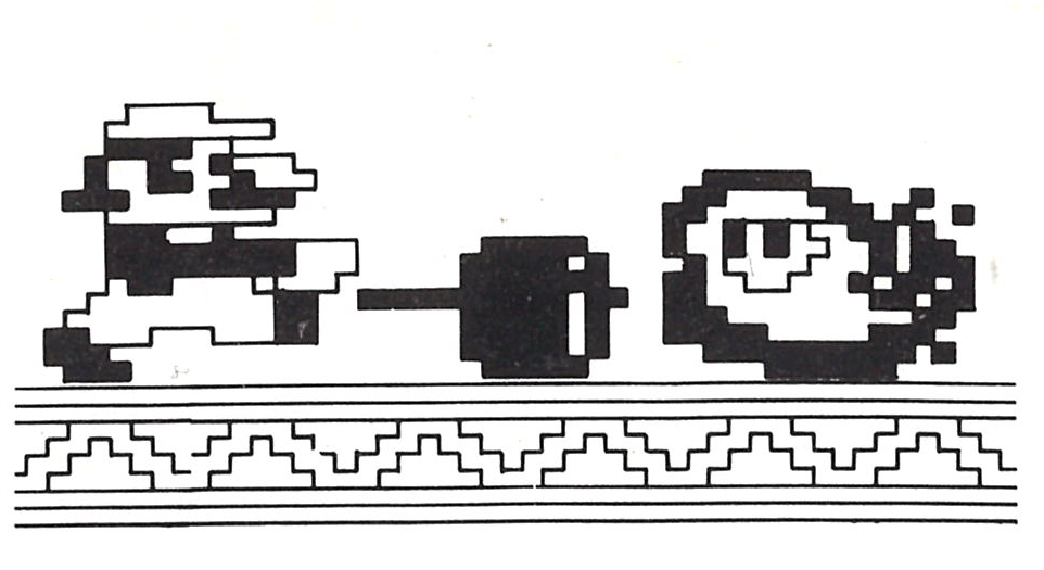 File:DK - Mario hammer NES manual artwork.png - Super Mario Wiki, the ...