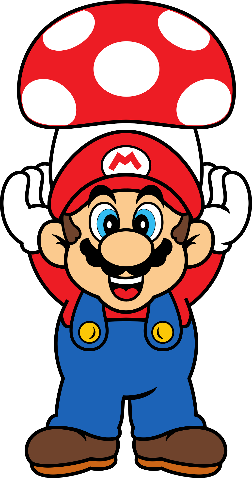 File:SMBDX - Mario with Mushroom.png - Super Mario Wiki, the Mario ...
