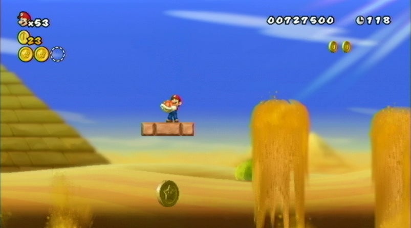 File:NSMBW W2-1 3rd Star Coin.jpg - Super Mario Wiki, the Mario ...