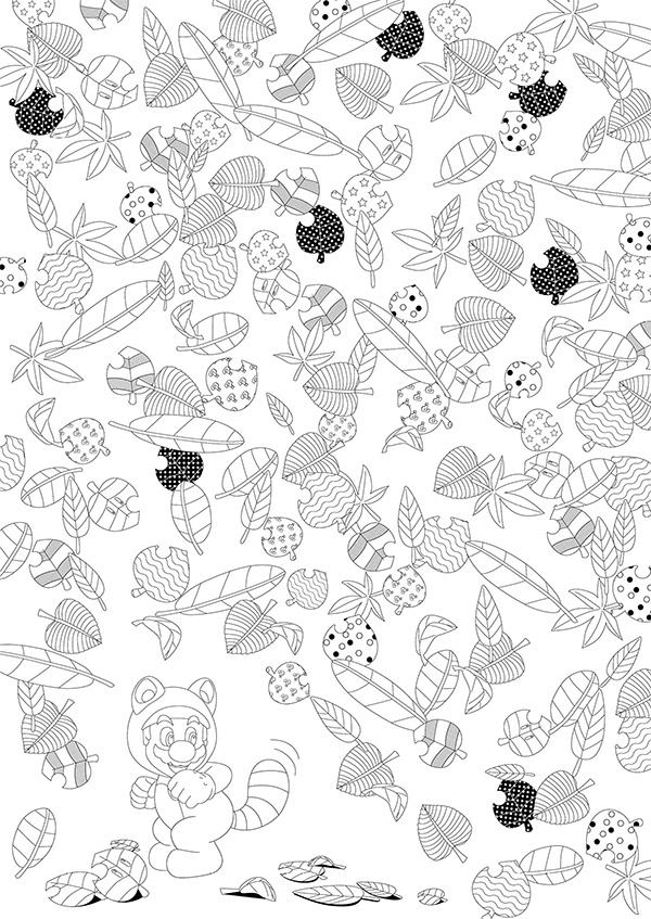 File:NSSM Coloring Page 9.jpg - Super Mario Wiki, the Mario encyclopedia