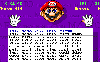 Mario Teaches Typing - Super Mario Wiki, the Mario encyclopedia