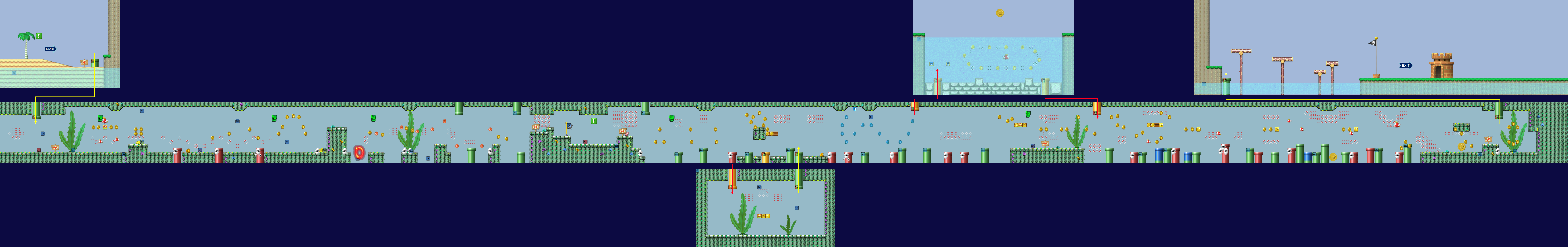 World 4 (New Super Mario Bros. Wii) - Super Mario Wiki, the Mario ...