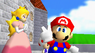 File:Mario's Victory Pose Ending SM64.png - Super Mario Wiki, the Mario ...