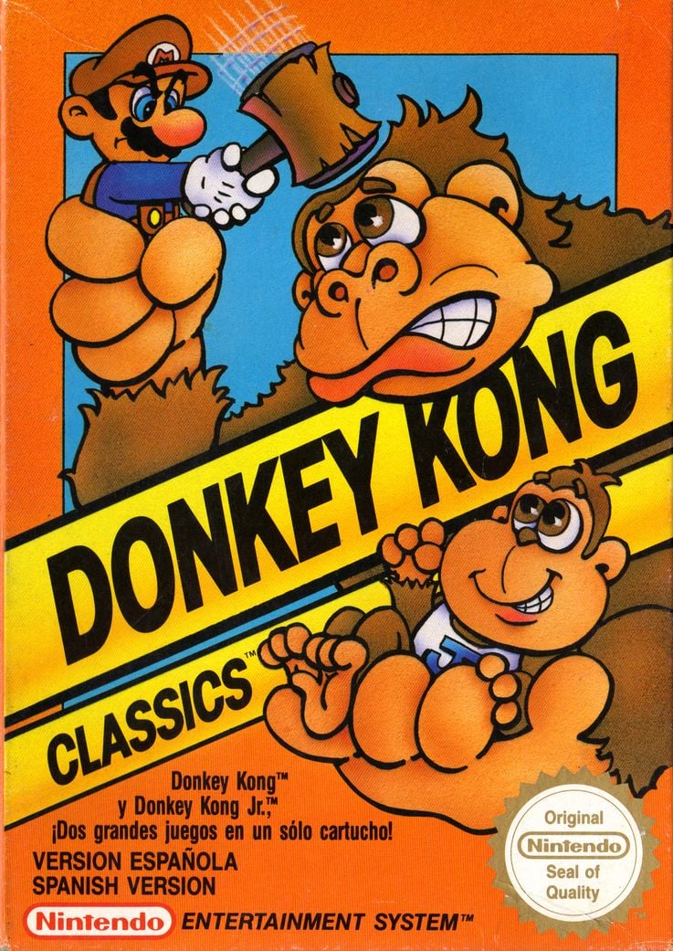 File:Donkey Kong Classics box ESP.jpg - Super Mario Wiki, the Mario ...