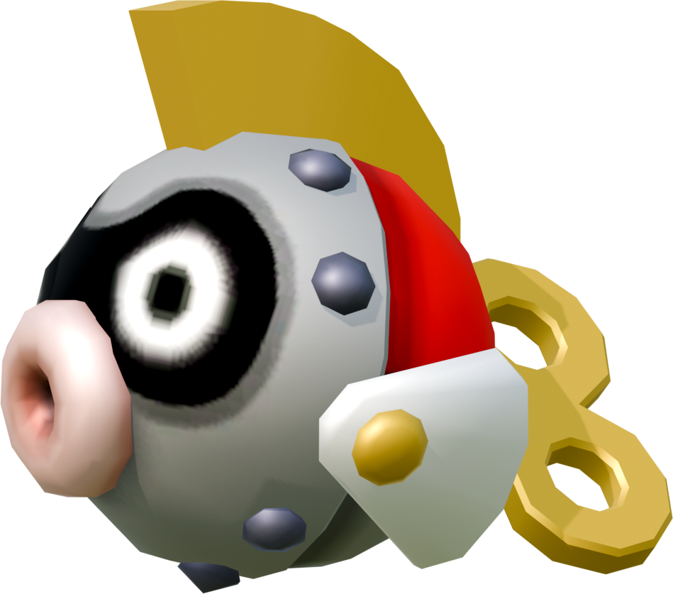 File:NSMBU Asset Model Mecha Cheep.png - Super Mario Wiki, the Mario encyclopedia