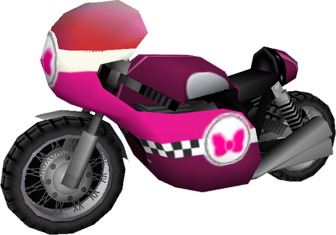 File:Mach Bike (Birdo) Model.png - Super Mario Wiki, the Mario encyclopedia