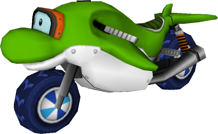 File:Dolphin Dasher (Yoshi) Model.png - Super Mario Wiki, the Mario ...