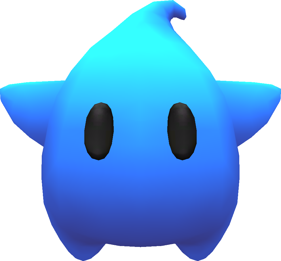 File:SMG Asset Model Luma (Blue).png - Super Mario Wiki, the Mario ...