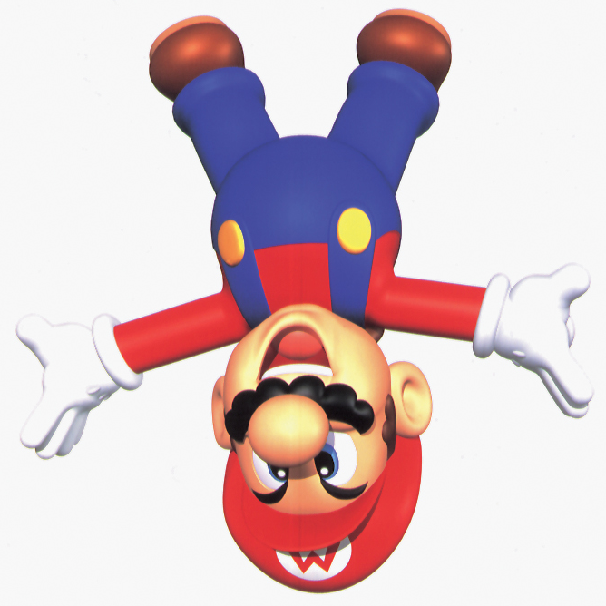 File:Mario Somersault Artwork - Super Mario 64.png - Super Mario Wiki ...