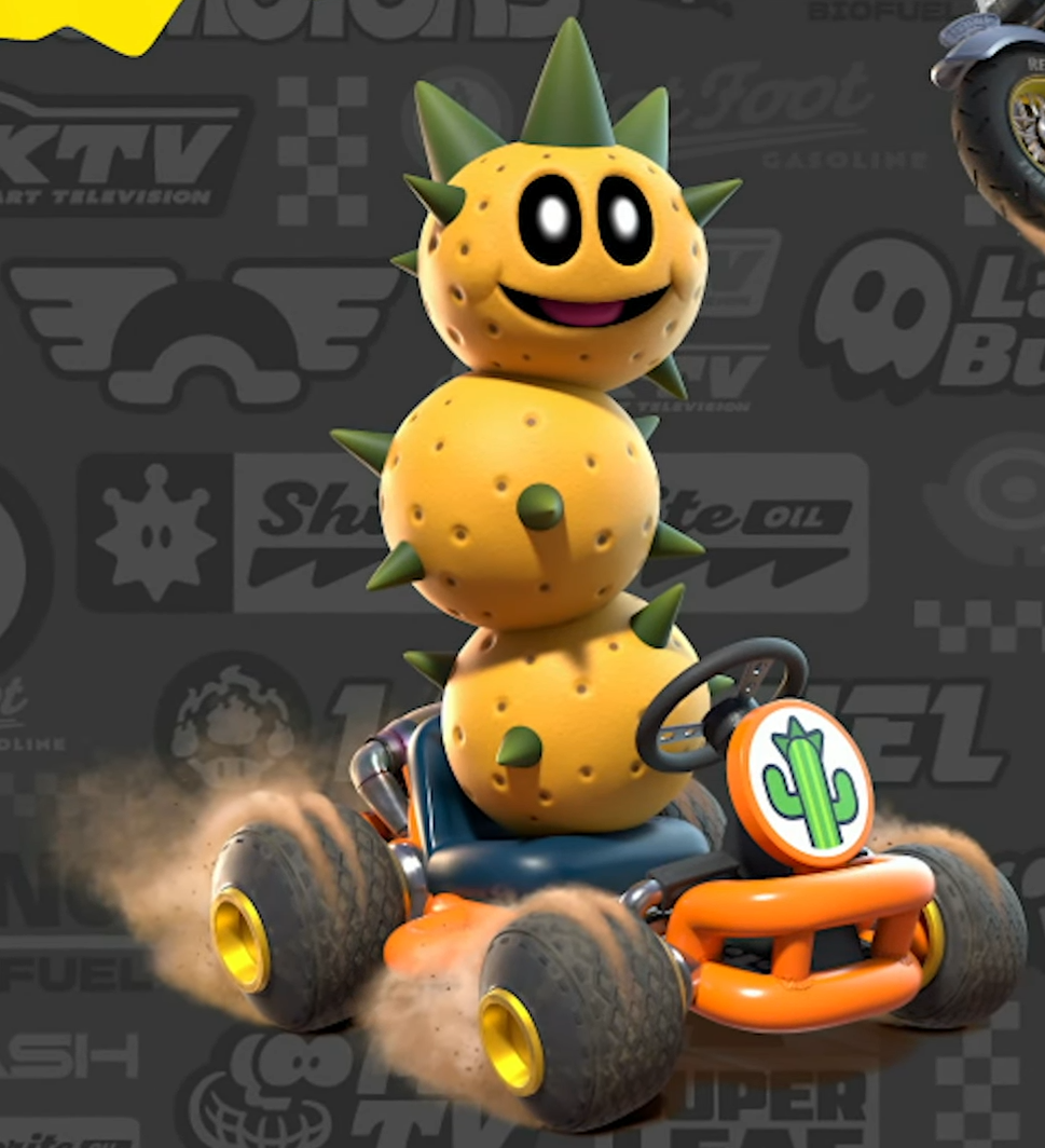 File:MKW Pokey render.png - Super Mario Wiki, the Mario encyclopedia