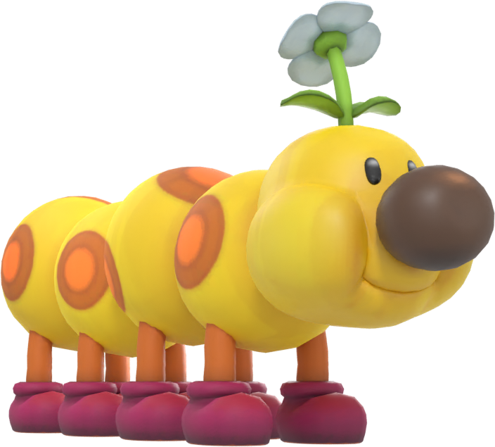 File:Wiggler model MRSOH.png - Super Mario Wiki, the Mario encyclopedia